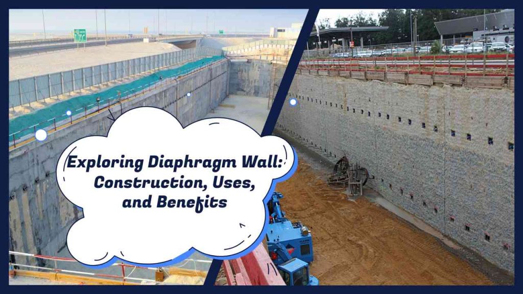 Exploring Diaphragm Wall: Construction, Uses, and 3+Benefits - KPSTRUCTURES.IN