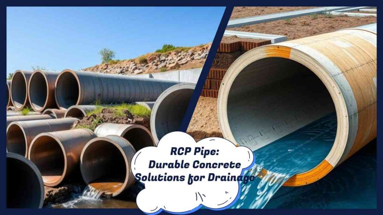 RCP Pipe: Durable Concrete Solutions for Drainage - KPSTRUCTURES.IN