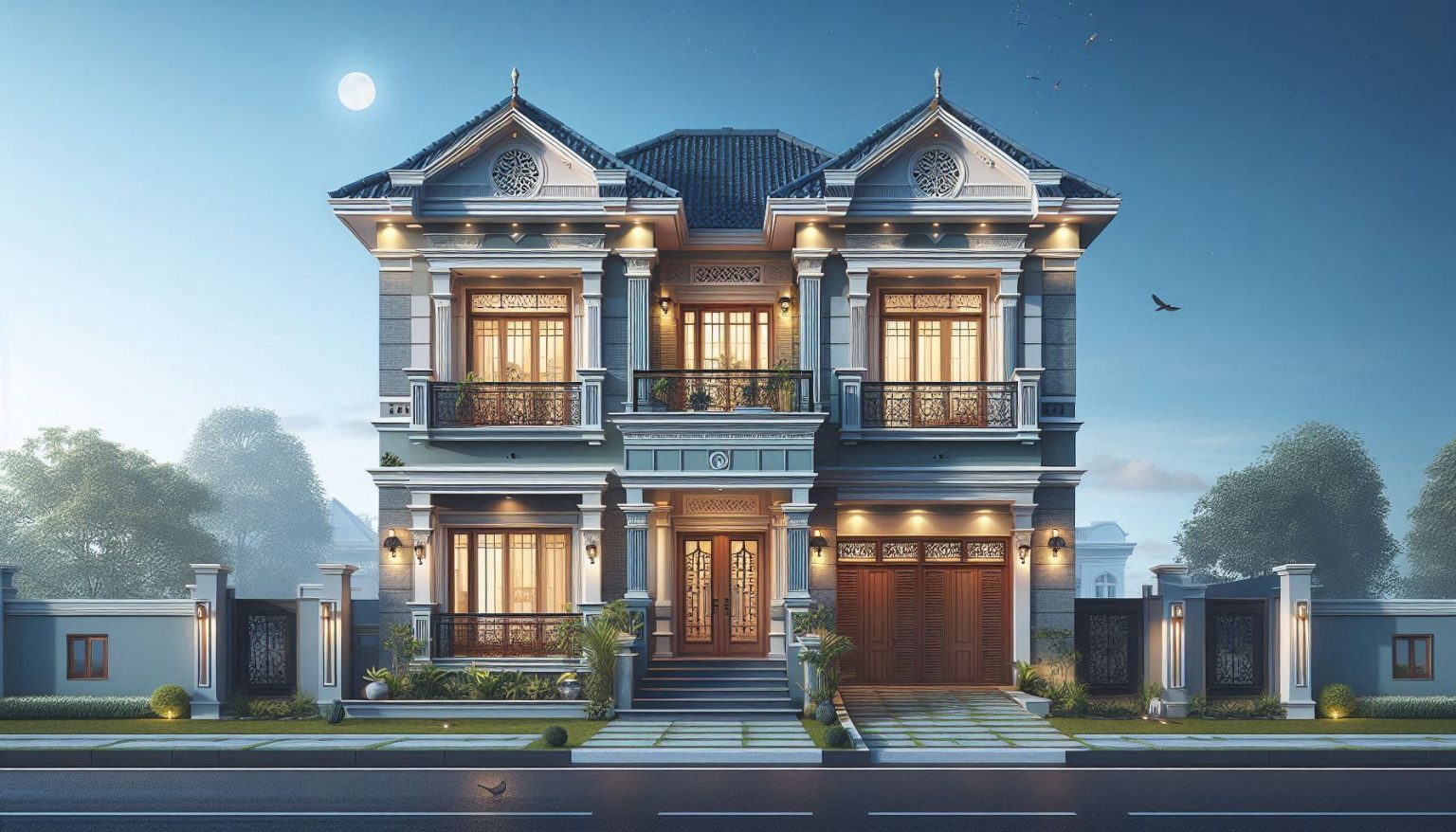 50+ Double Floor Normal House Front Elevation Designs-2025 ...