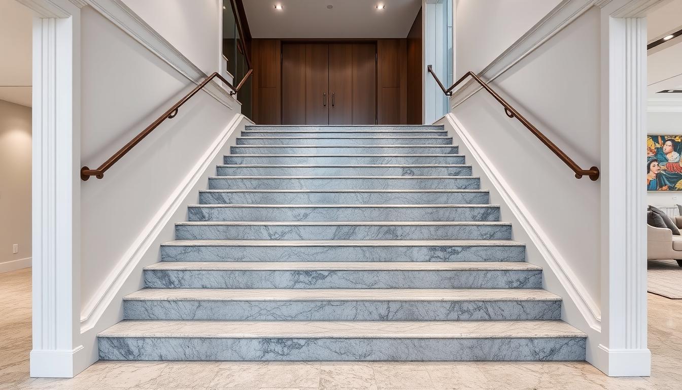 Modern Granite Stairs: Double Moulding Design-2025 - KPSTRUCTURES.IN