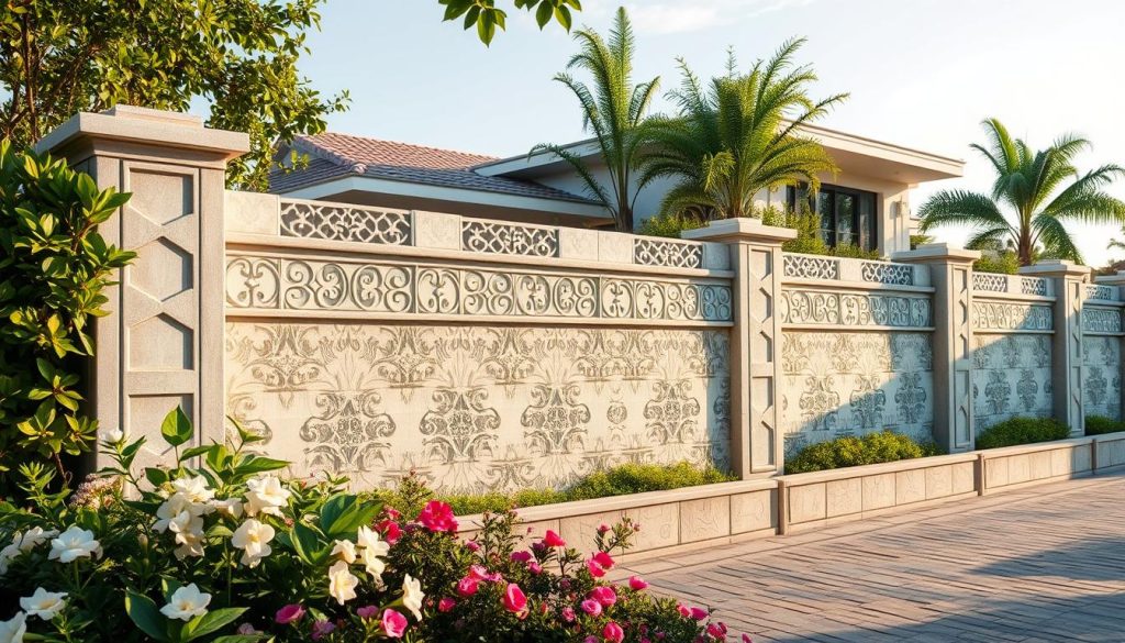 Stylish Compound Wall Design Pattern for Your Home - KPSTRUCTURES.IN