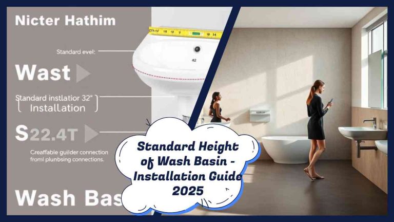 Standard Height of Wash Basin - Installation Guide 2025 - KPSTRUCTURES.IN