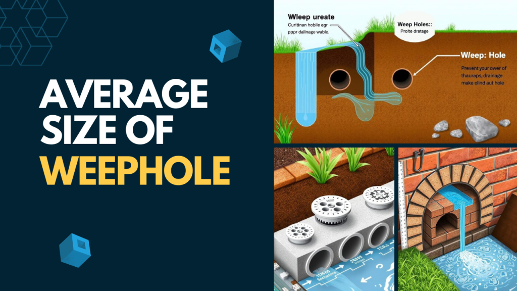 Average Size of Weephole - Drainage Guide & Measurements - KPSTRUCTURES.IN
